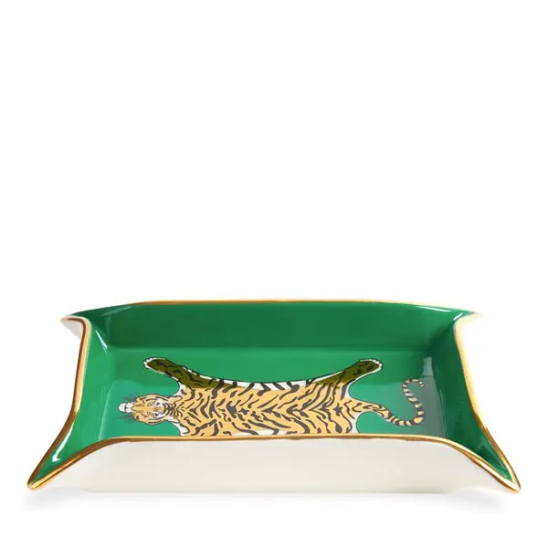 Jonathan Adler Tiger Tray - Green