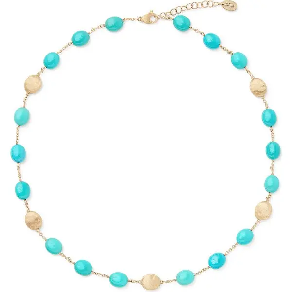 Marco Bicego Siviglia Turquoise Necklace - 18k Yellow Gold