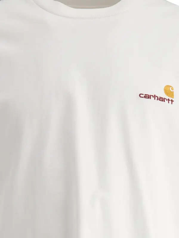 Carhartt Work In Progress American Script' T Shirt