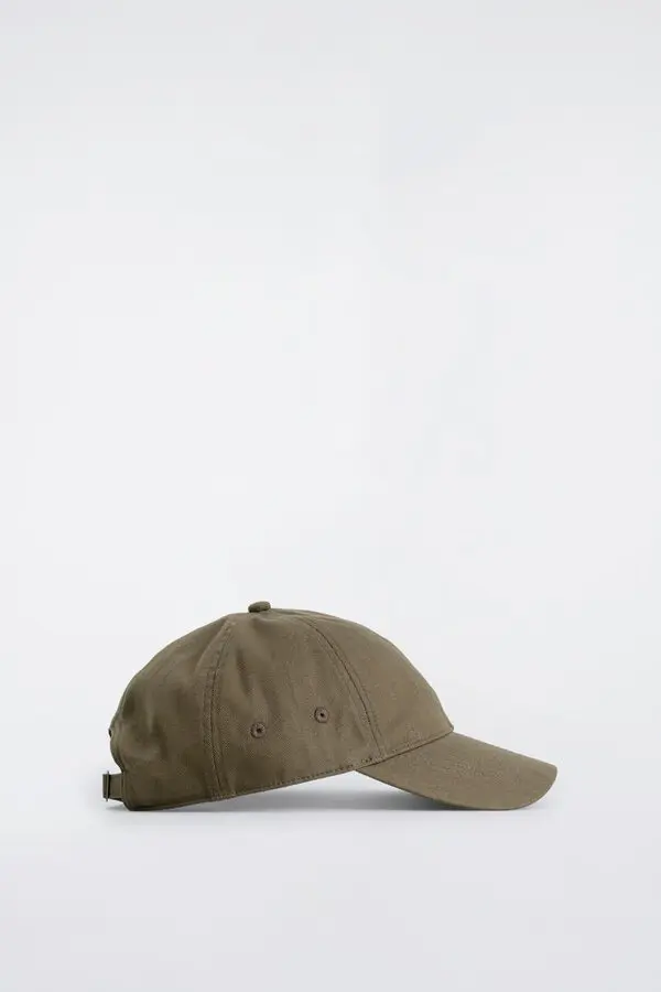 Cos Cotton Baseball Cap - Brown