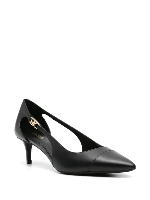 Michael Kors Logo-plaque Cut-out Pumps