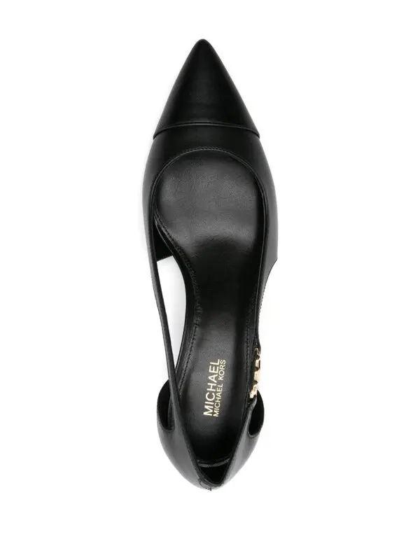 Michael Kors Logo-plaque Cut-out Pumps