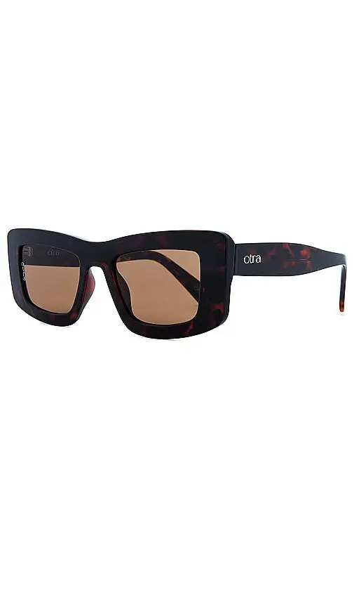 Otra Marsha Sunglasses In Tortoiseshell & Brown - 40% Off 