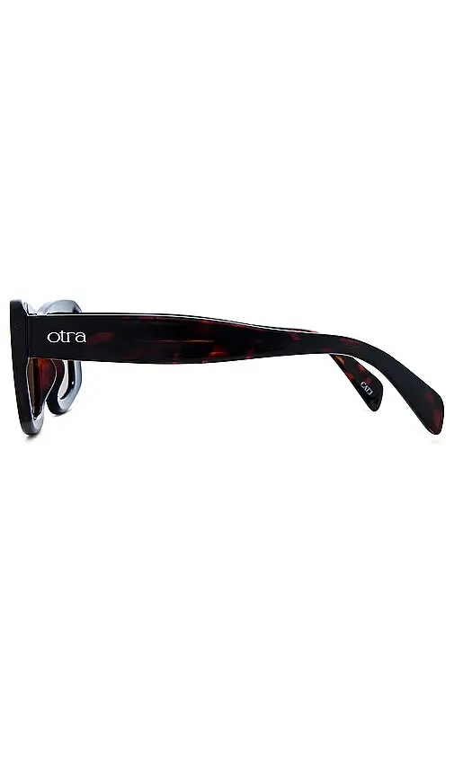 Otra Marsha Sunglasses In Tortoiseshell & Brown - 40% Off  display picture 3