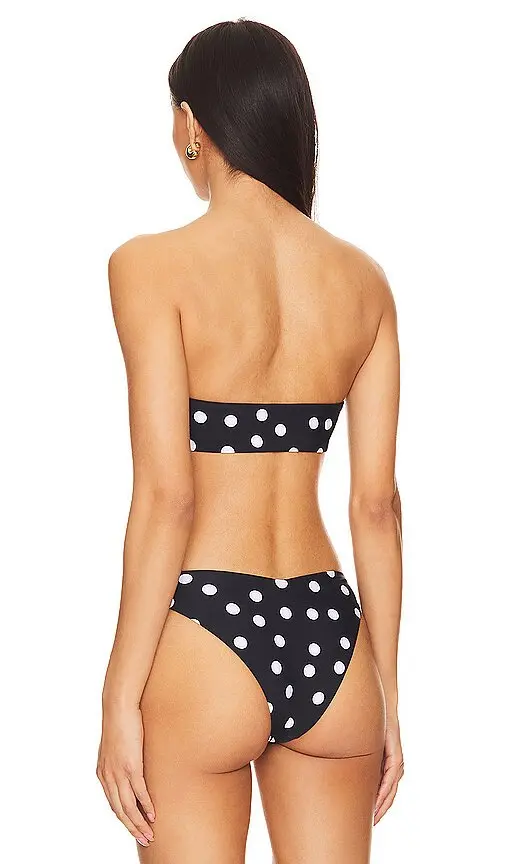 Superdown Lucy Bandeau Bikini Top - Polkadot