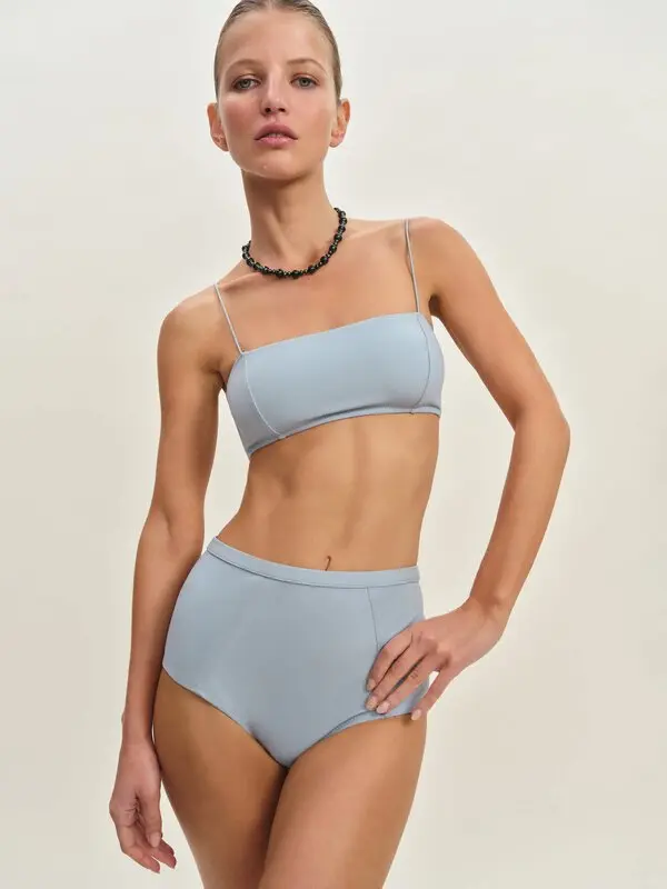 REFORMATION Monaco Bikini Top - Blue