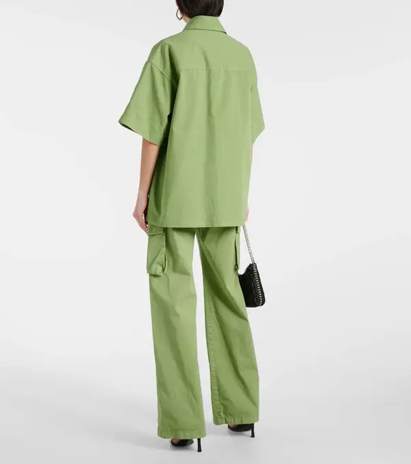Stella McCartney Oversized Cotton Canvas Shirt