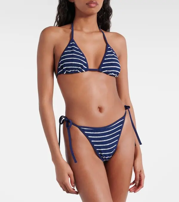 Hunza G Gina Striped Bikini
