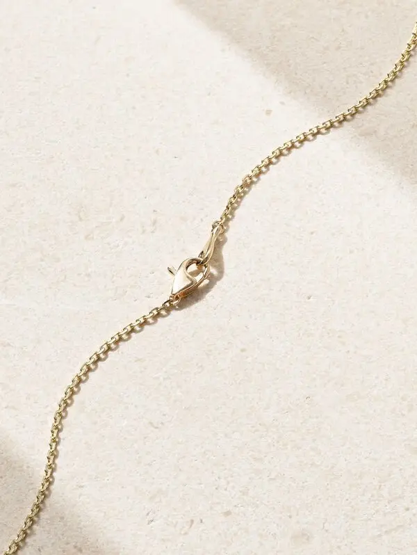 Mizuki 14-karat Pearl Lariat Necklace