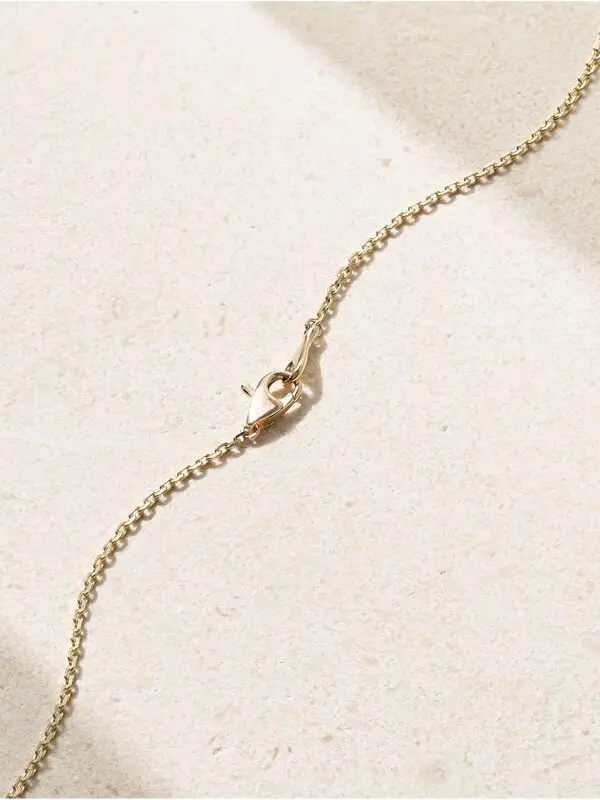 Mizuki 14-karat Pearl Lariat Necklace