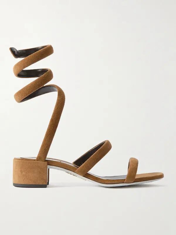 Rene Caovilla Cleo Suede Sandals