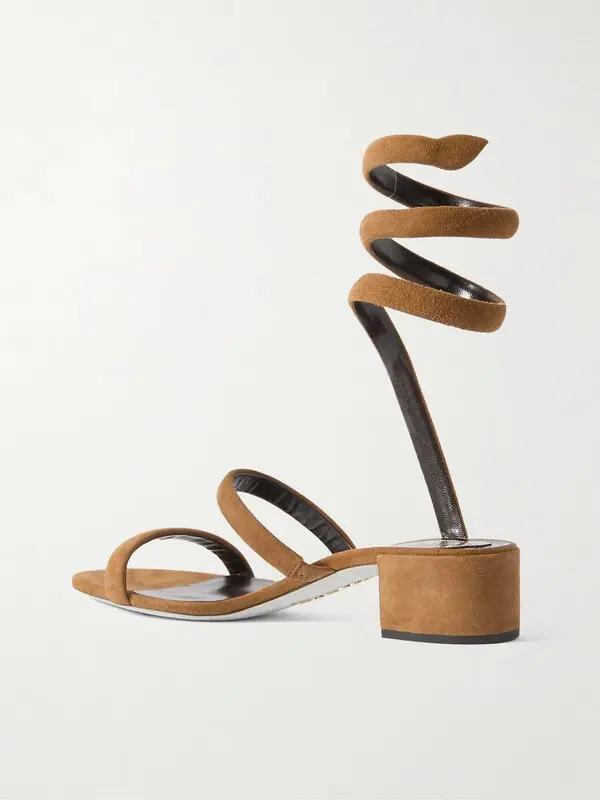 Rene Caovilla Cleo Suede Sandals