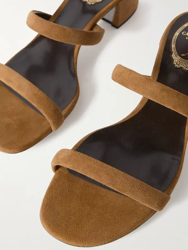 Rene Caovilla Cleo Suede Sandals