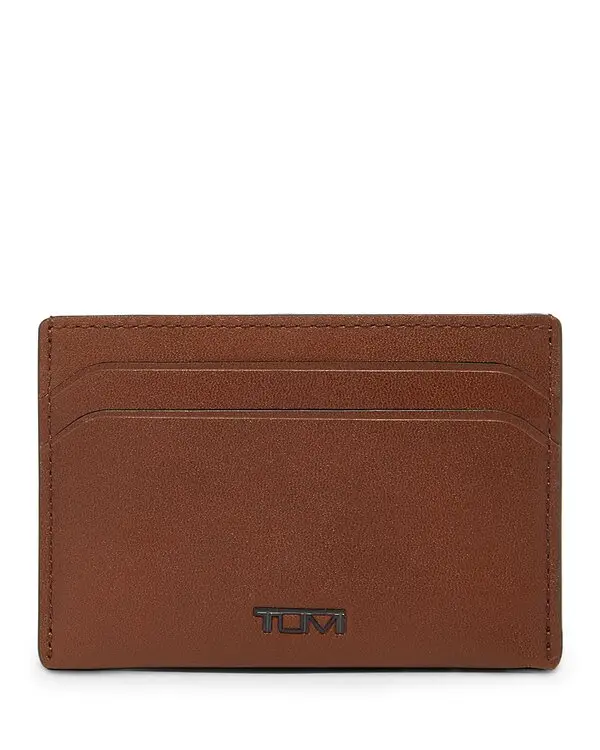 Tumi Slim Card Case - Cognac