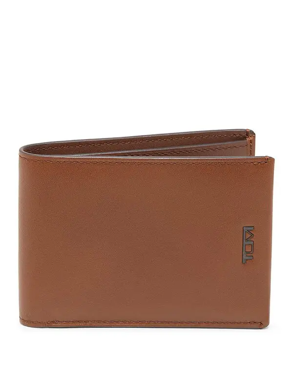 Tumi Double Billfold Wallet - Cognac