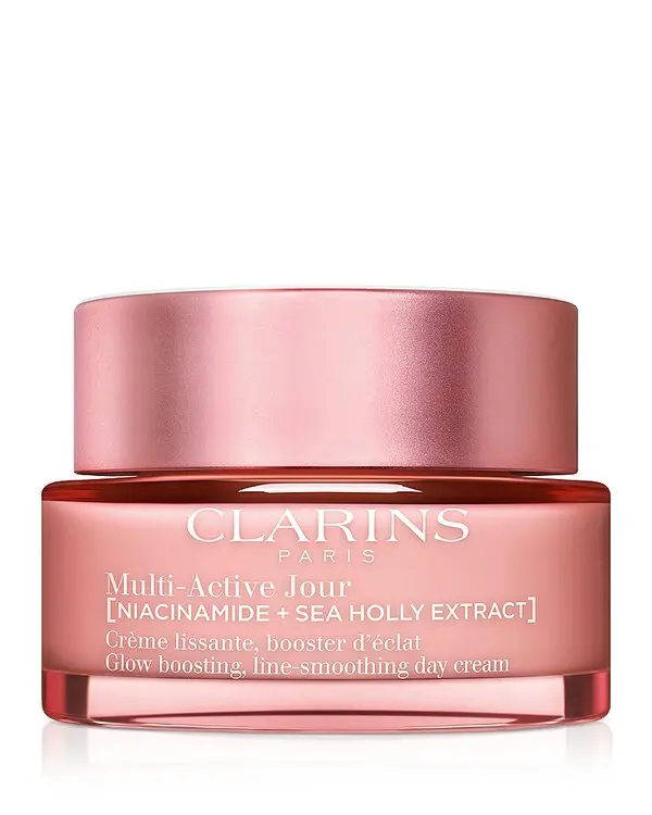 Clarins Multi Active Day Moisturizer For Lines, Pores & Glow With Niacinamide Dry Skin 1.7 Oz - No Color