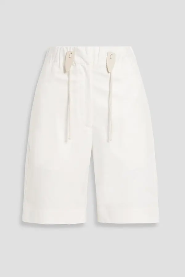 JIL SANDER Cotton Shorts - White