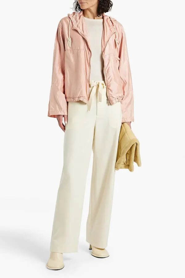 JIL SANDER Shell Hooded Jacket - Blush