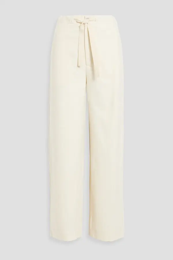 JIL SANDER Wool-blend Straight-leg Pants