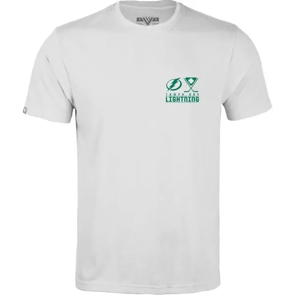 LEVELWEAR Tampa Bay Lightning St. Patrick's Day Richmond T-shirt - White