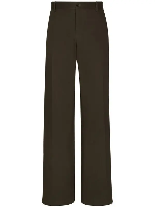 Dolce & Gabbana Straight-leg Cotton Trousers