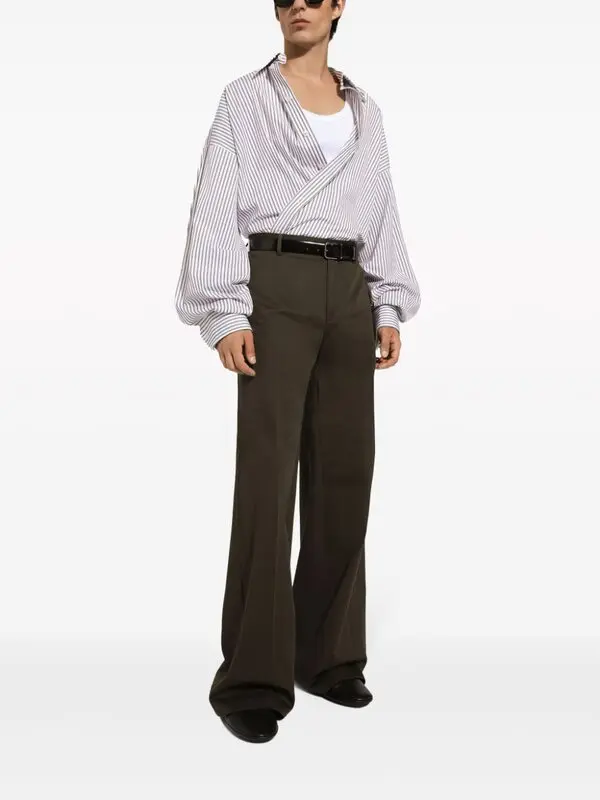 Dolce & Gabbana Straight-leg Cotton Trousers