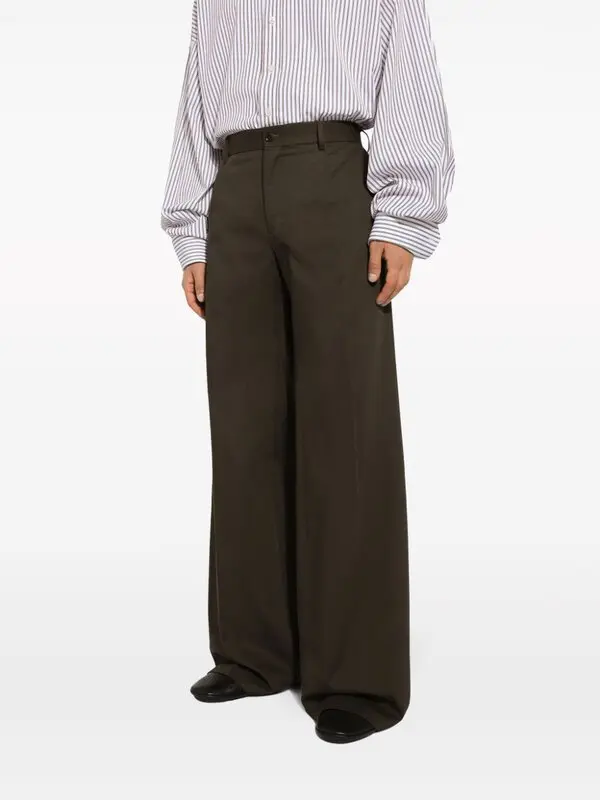 Dolce & Gabbana Straight-leg Cotton Trousers