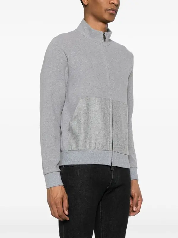 Corneliani Mock-neck Zip-up Sweatshirt