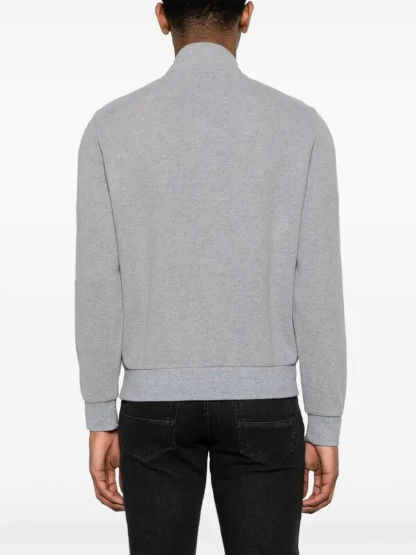 Corneliani Mock-neck Zip-up Sweatshirt