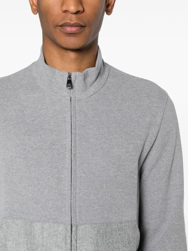 Corneliani Mock-neck Zip-up Sweatshirt