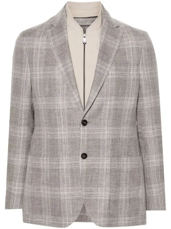 Corneliani Layered Single-breasted Blazer