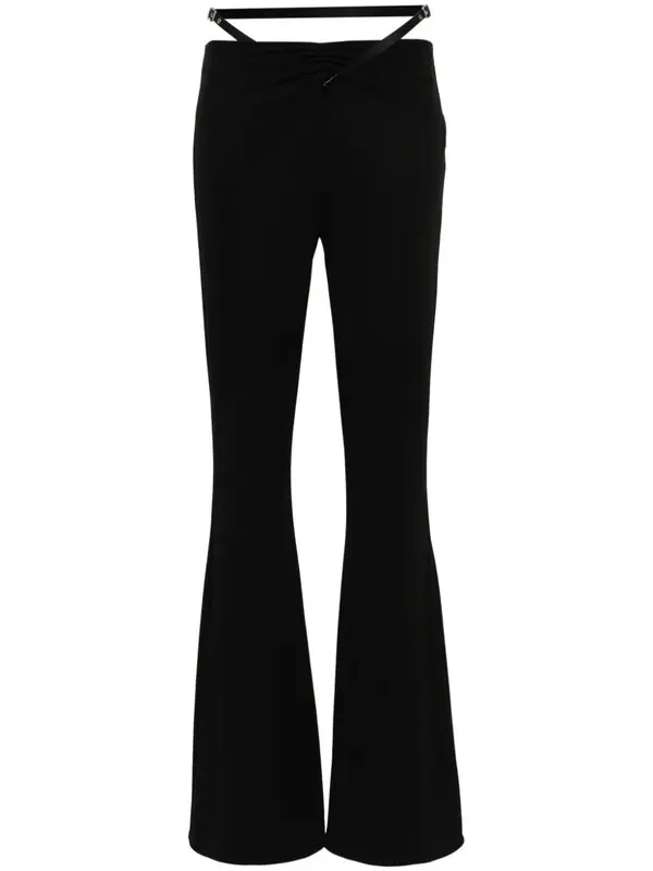 COURREGES Belted Bootcut Trousers