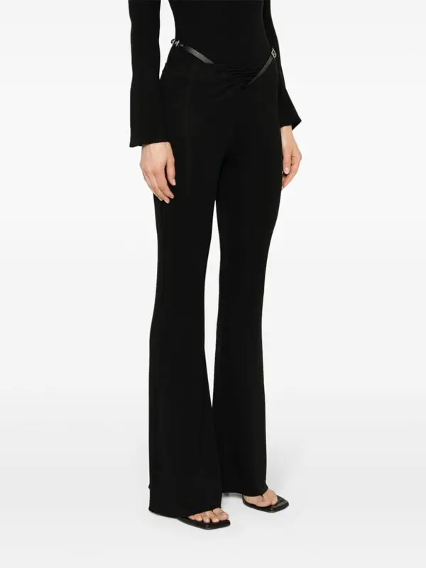 COURREGES Belted Bootcut Trousers