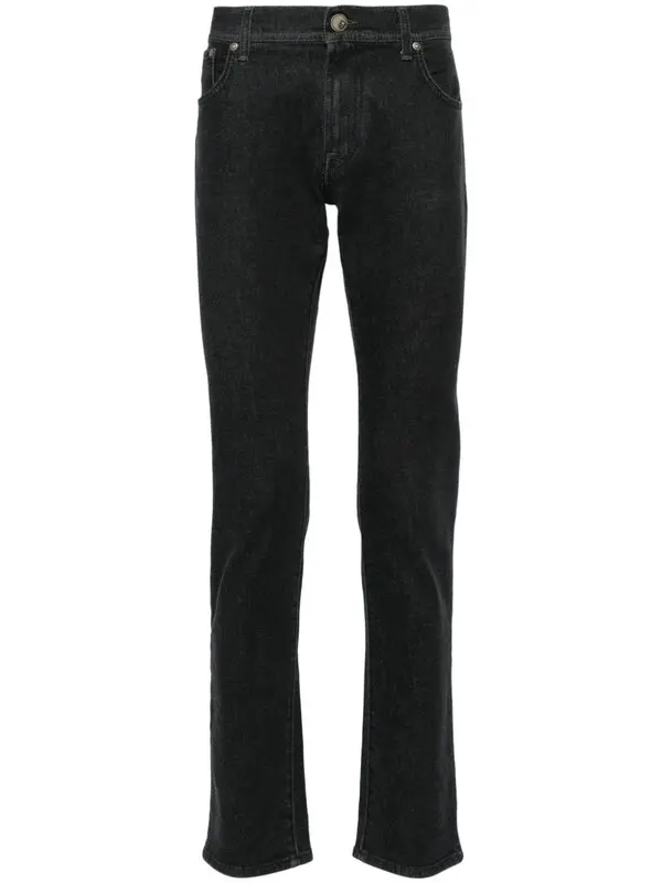 Corneliani Mid-rise Tapered Jeans