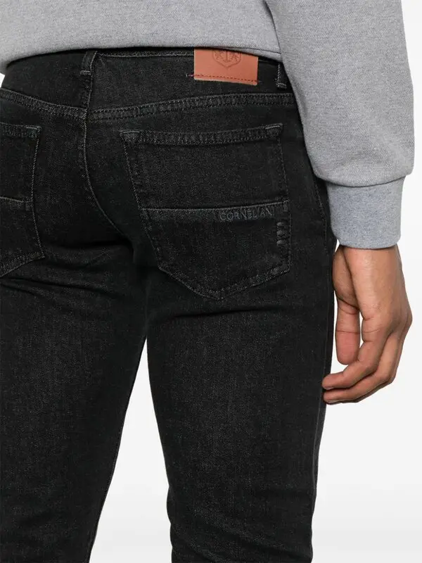 Corneliani Mid-rise Tapered Jeans