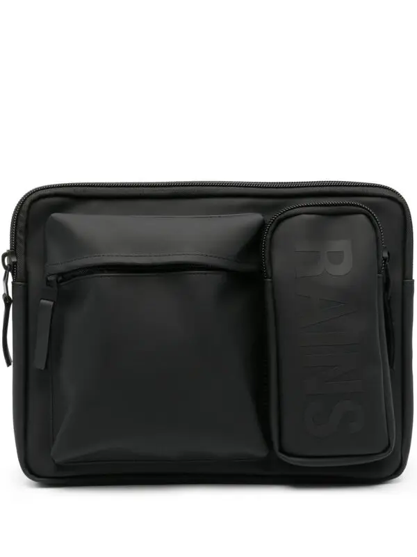 Rains Texel Waterproof Laptop Bag - Black