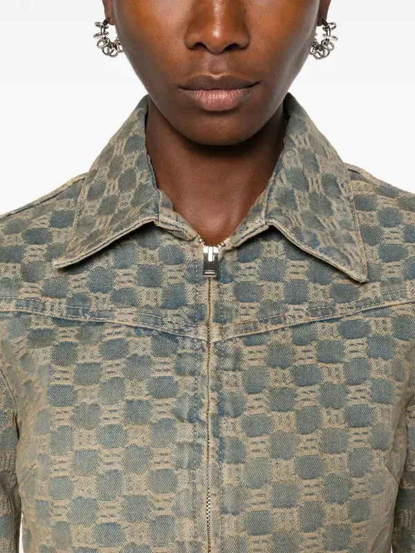 MISBHV Monogram Jacquard Denim Jacket