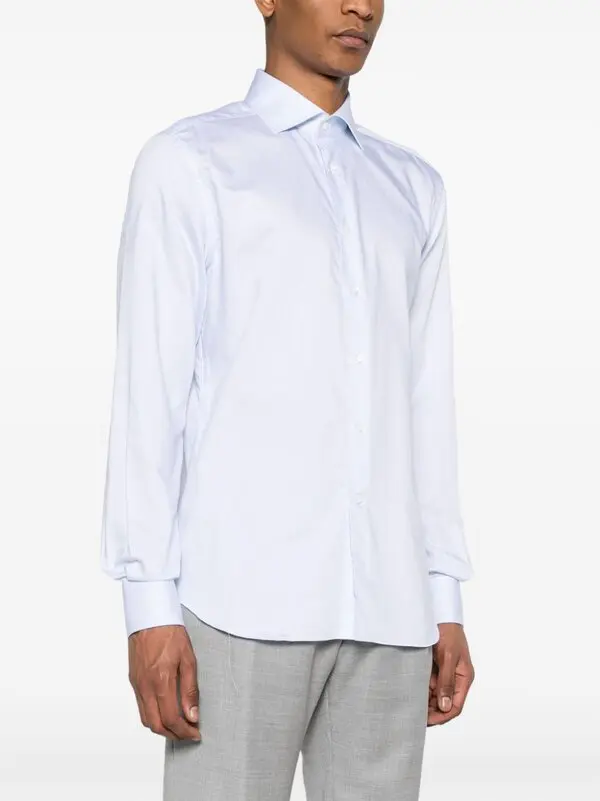 Corneliani Pointed-collar Cotton Shirt