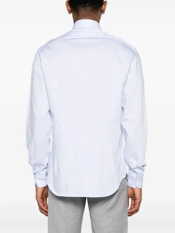Corneliani Pointed-collar Cotton Shirt