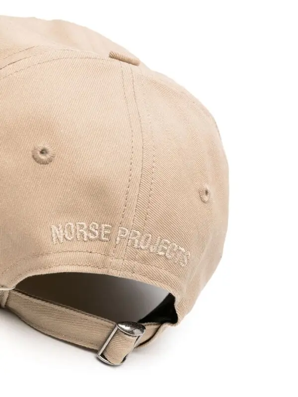 Norse Projects Logo-embroidered Baseball Cap - Neutrals
