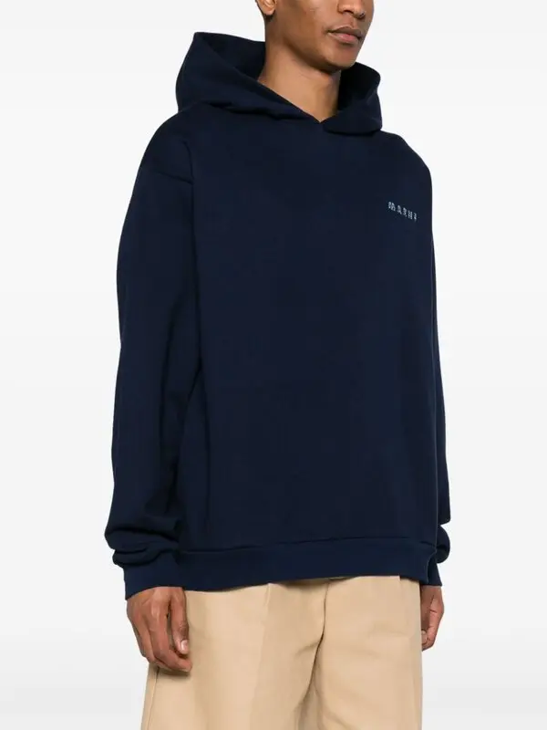 Marni Logo-print Cotton Hoodie