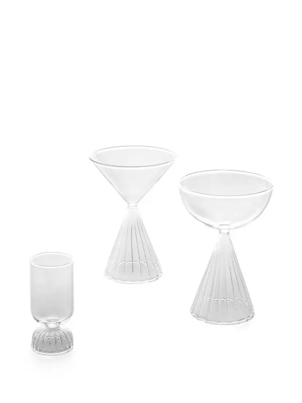 ICHENDORF MILANO Tutu Faceted Champagne Glasses