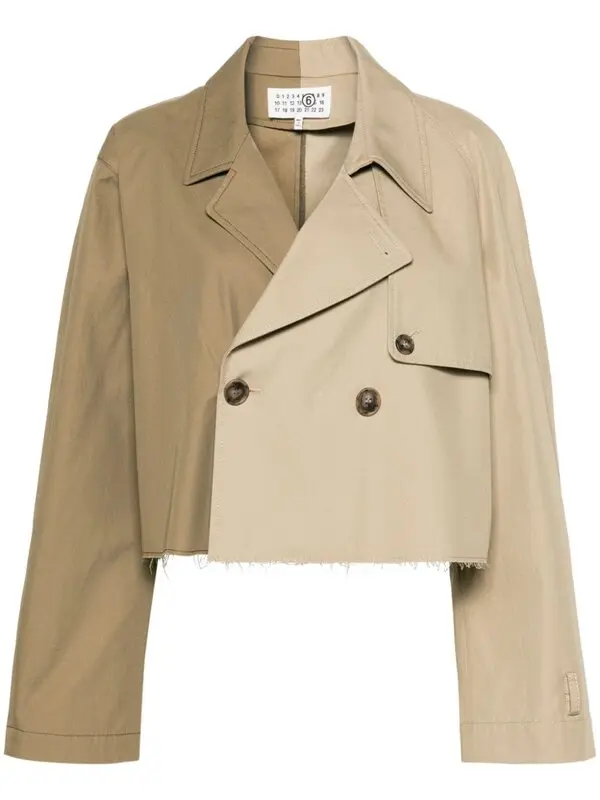 MAISON MARGIELA Cropped Jacket - Neutrals