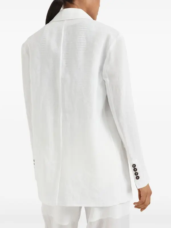 Brunello Cucinelli Single-breasted Cotton Blazer