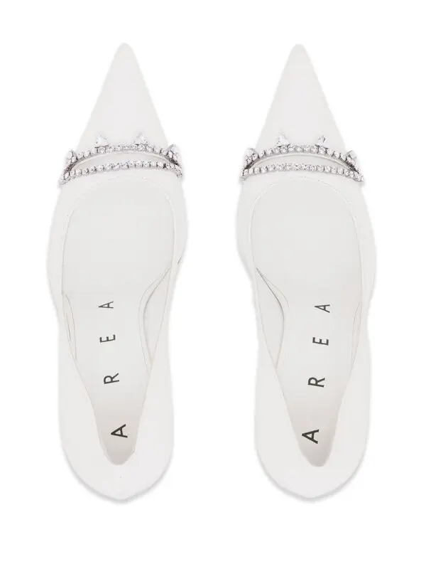 AREA Crystal-embellished Stiletto Pumps