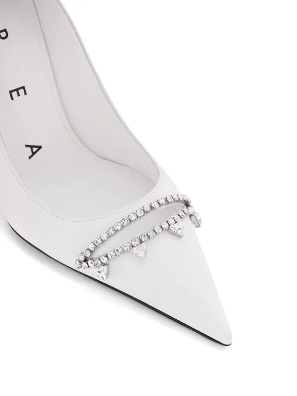 AREA Crystal-embellished Stiletto Pumps
