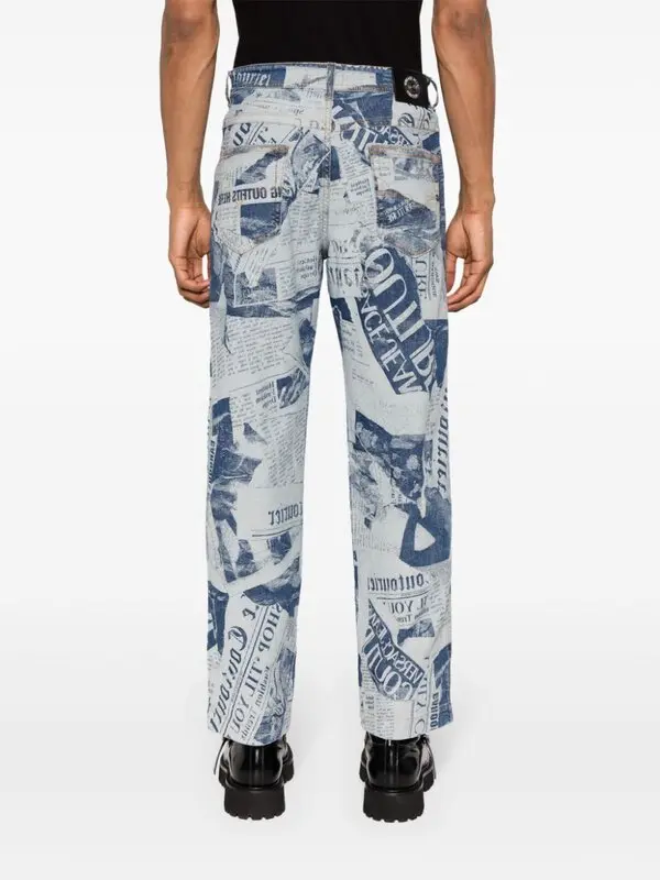 Versace Magazine Straight Jeans