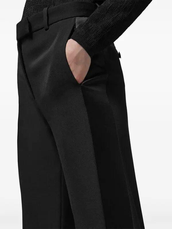Versace Straight-leg Virgin Wool Trousers