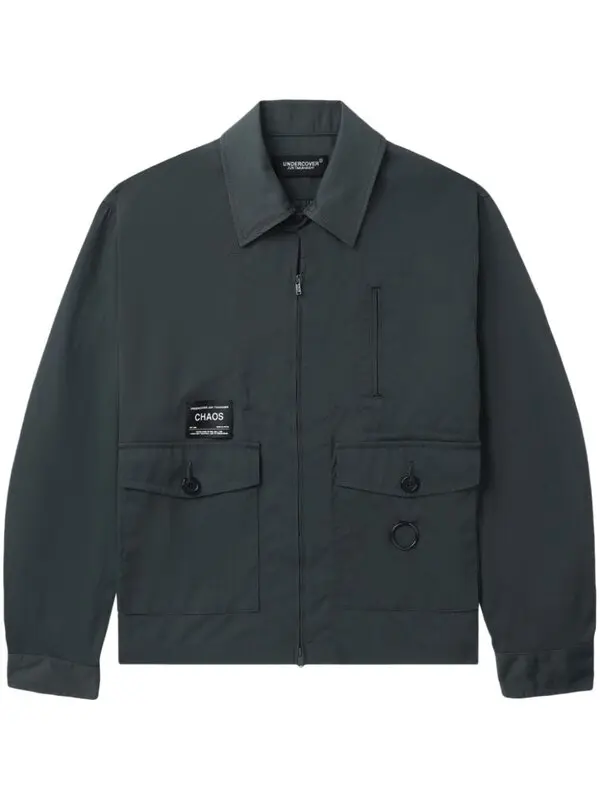 Undercover Logo-patch Twill Shirt Jacket