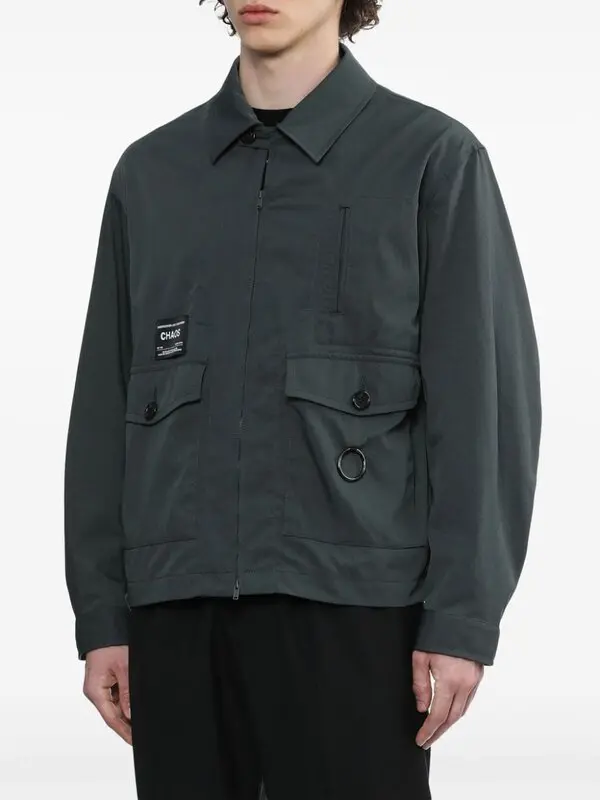 Undercover Logo-patch Twill Shirt Jacket